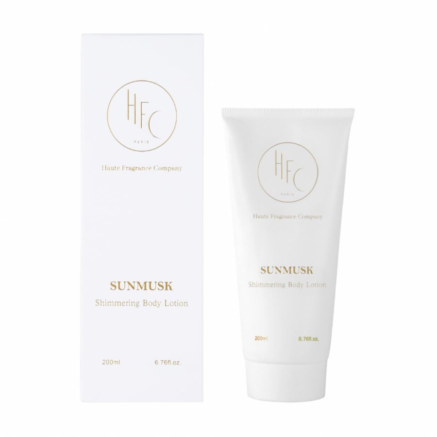 SUNMUSK SHIMMERING BODY LOTION - Haute Fragrance Company